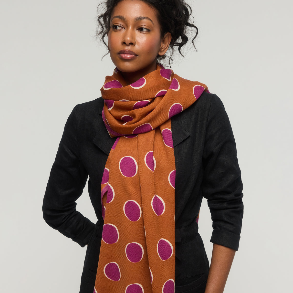 Merino Wool Scarf Caramel – Princesse & Dragon | Montreal – Princesse ...